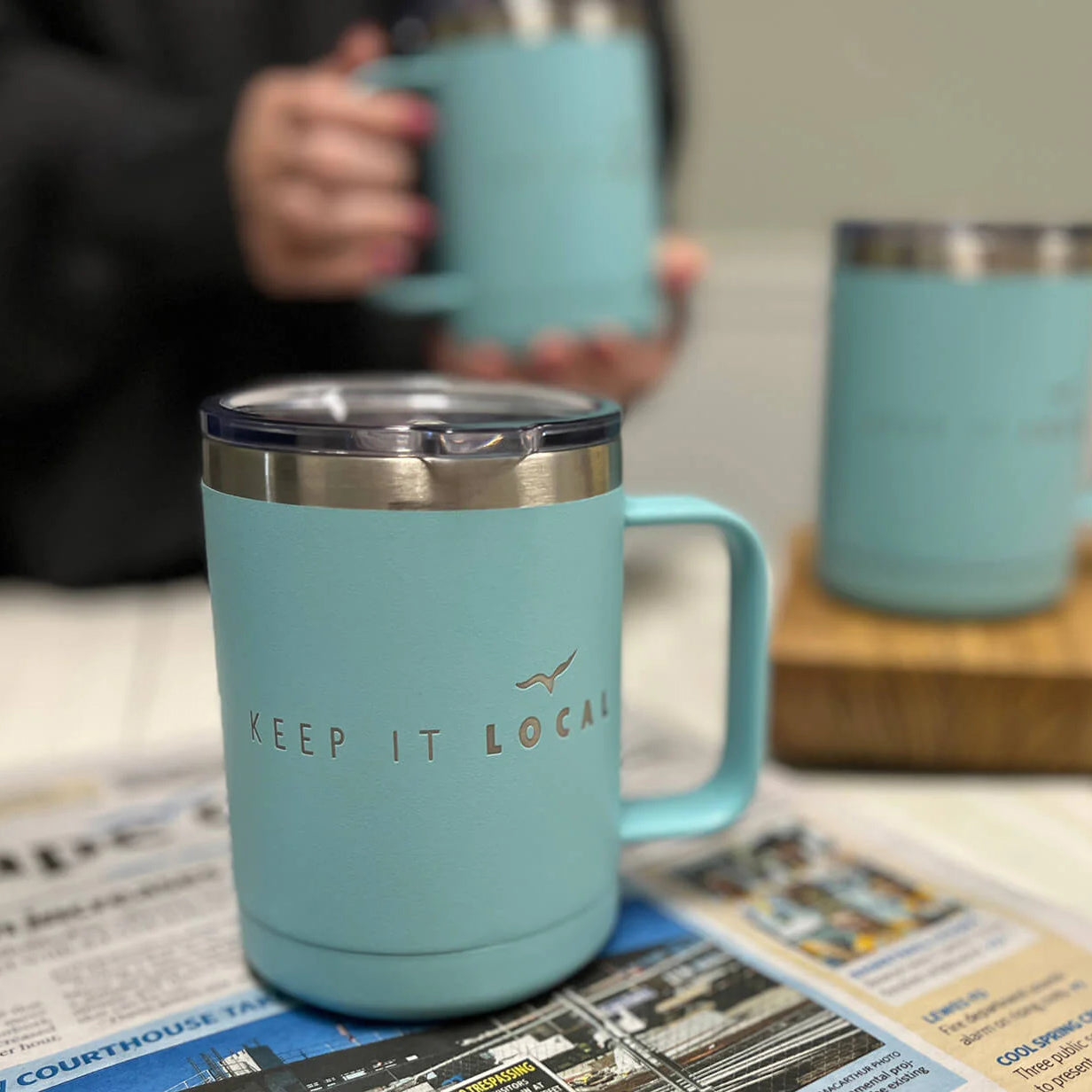 “Keep It Local” Vacuum Insulated Mugs – Cape Gazette